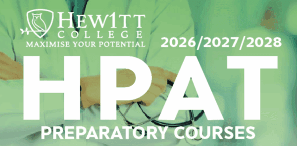 HPAT Ireland Courses 2026 / 2027 / 2028 Hewitt College Cork